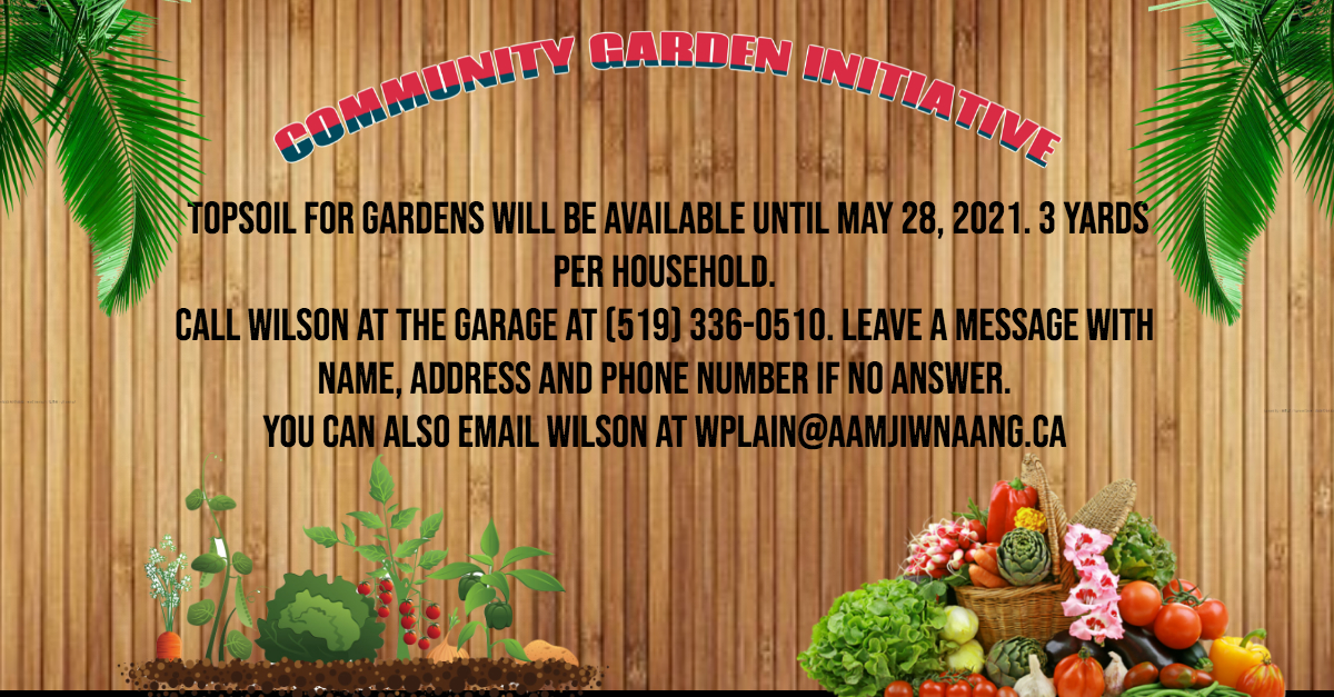 community garden initiative – Aamjiwnaang