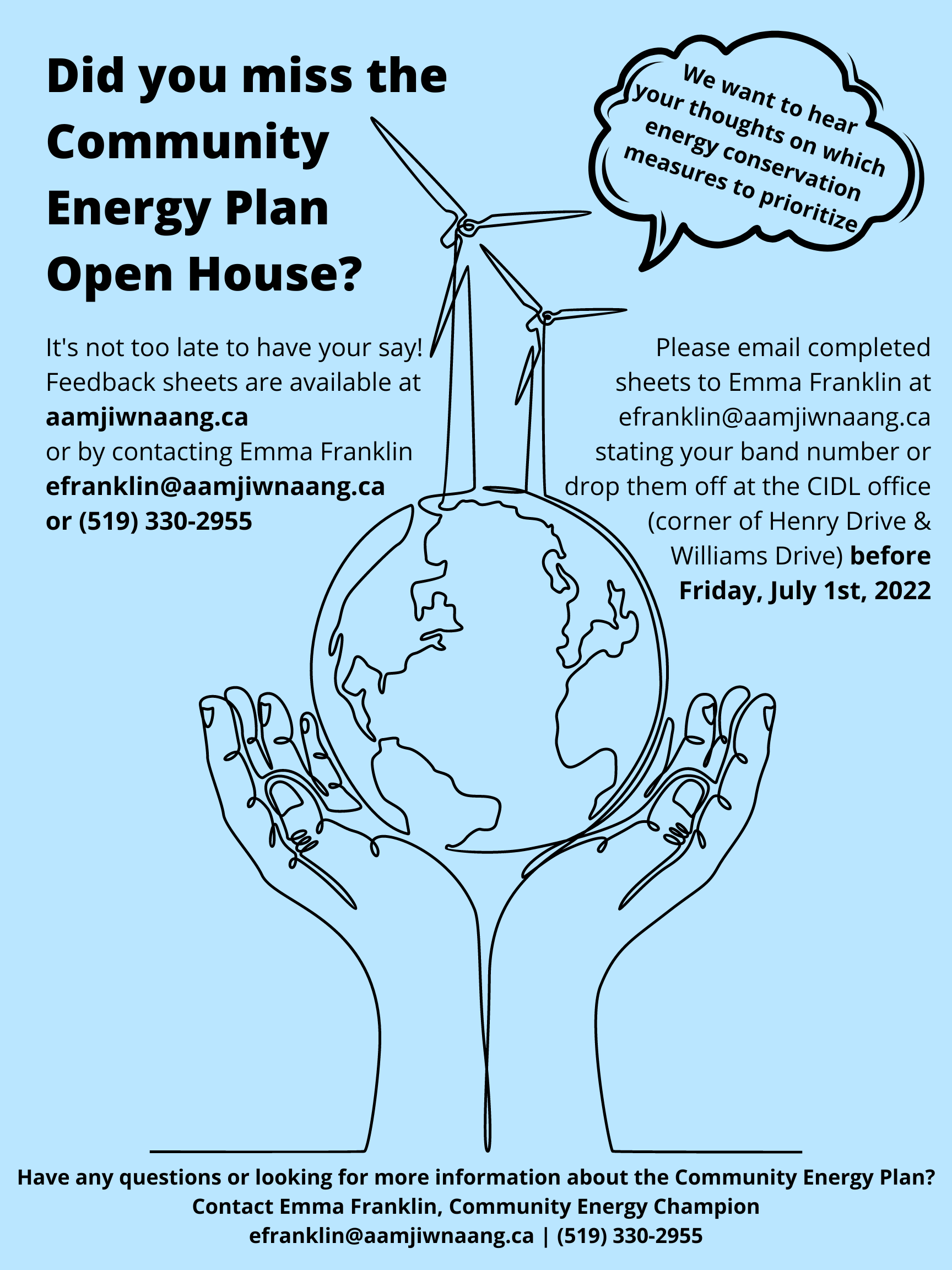 Community Energy Plan – Activity Sheets – Aamjiwnaang