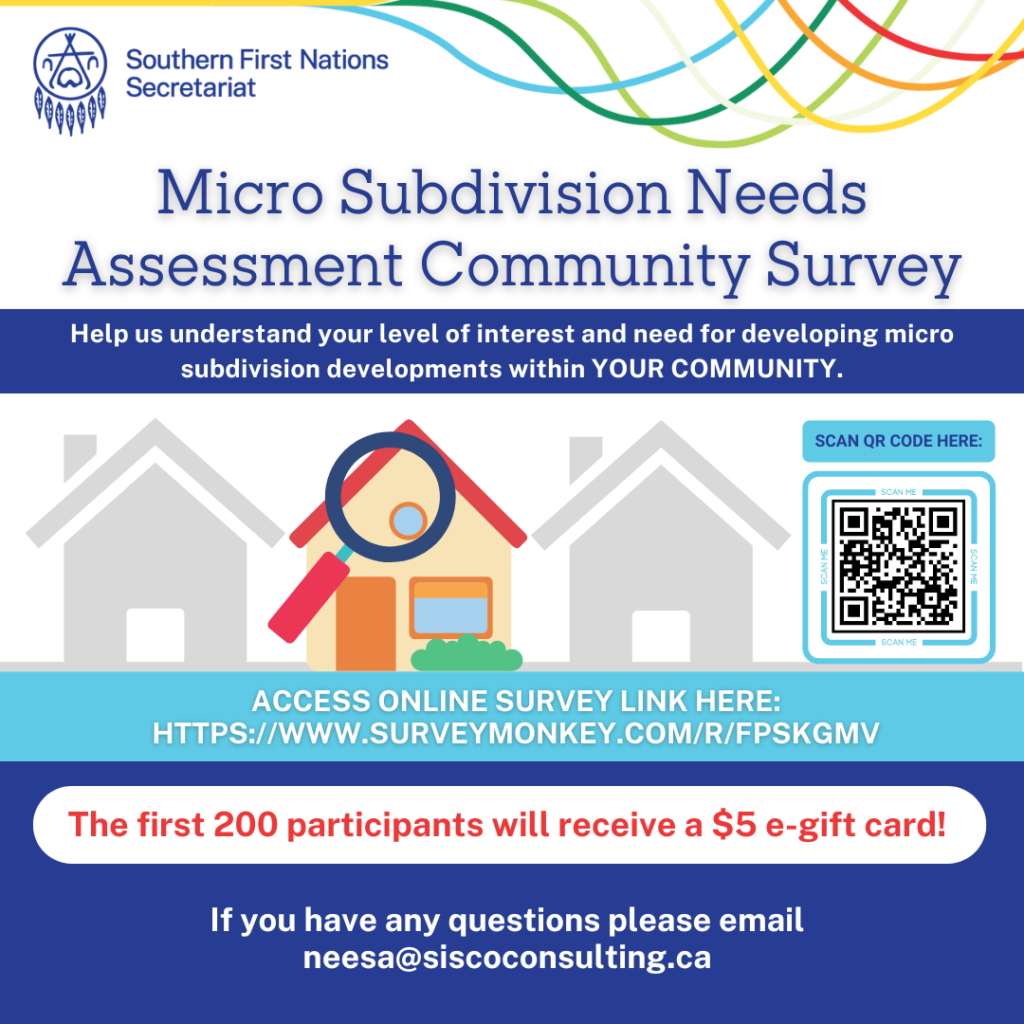 Micro Subdivision Needs Assessment Community Survey – Aamjiwnaang
